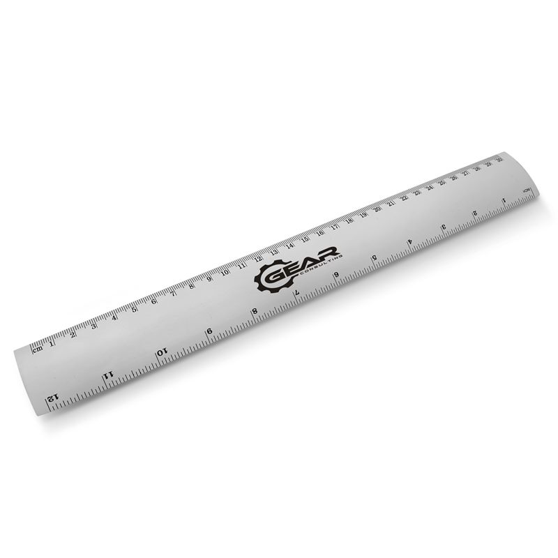 30cm Metal Rulers are a cost effective promotional tool that students