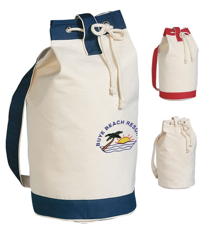 Cotton bags with drawstring store