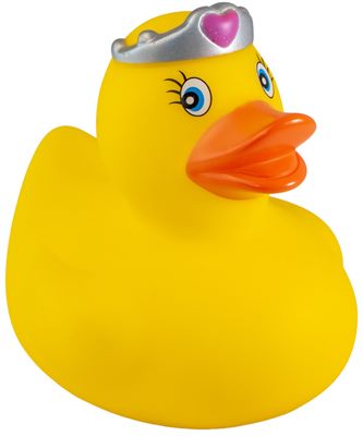 Tiara Queen Rubber Duck adds a regal twist to a timeless favourite.